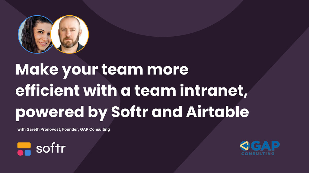 New Workshop Make Your Team More Efficient With A Team Intranet Powered By Softr