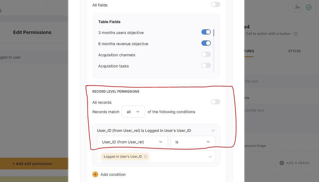 Editing permissions for each logged user - Ask the community - Softr Community