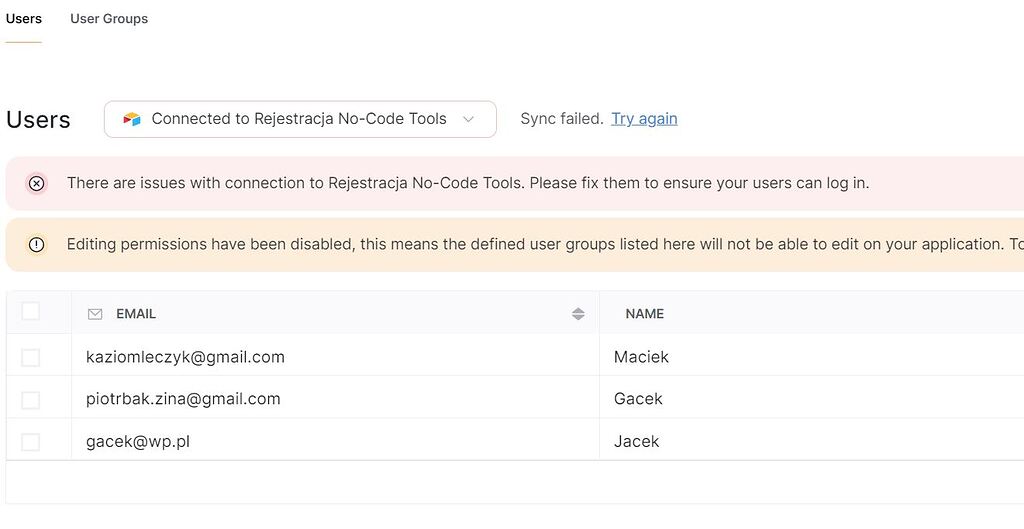 Problems with sing up " - Bug Reports - Softr Community