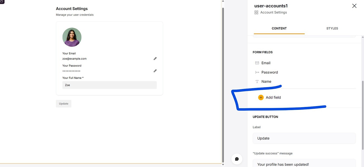 Allow extra profile fields in Account Settings - Feature Requests - Softr Community
