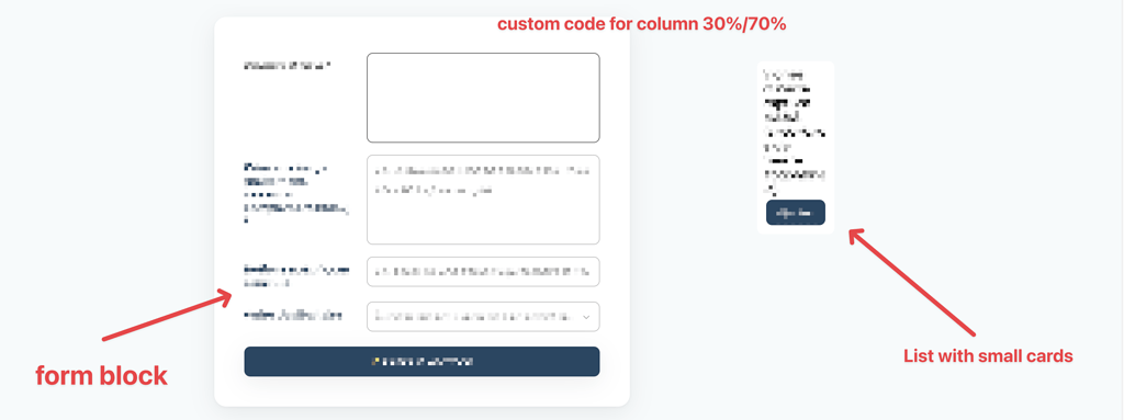 Displaying 'List with Small Cards' in mobile mode for wider cards in a two-column layout - Ask ...