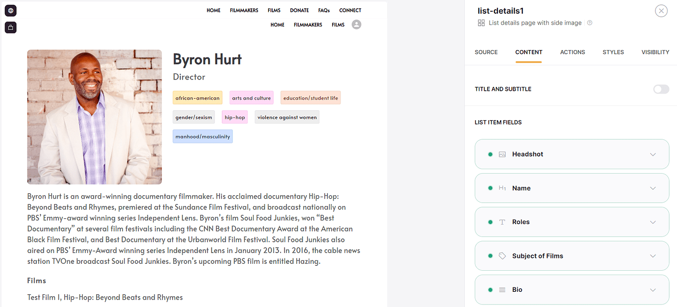 How Do I Reorder The Layout List Details Page With Side Image Custom Coding Softr Community 