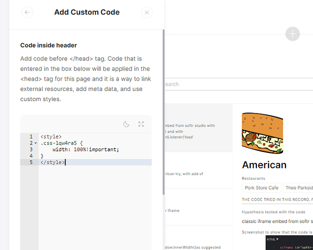 Bug with iframe responsive - Bug Reports - Softr Community