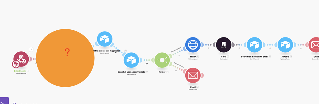 Import csv. with multiple users in Make.com - Ask the community - Softr Community