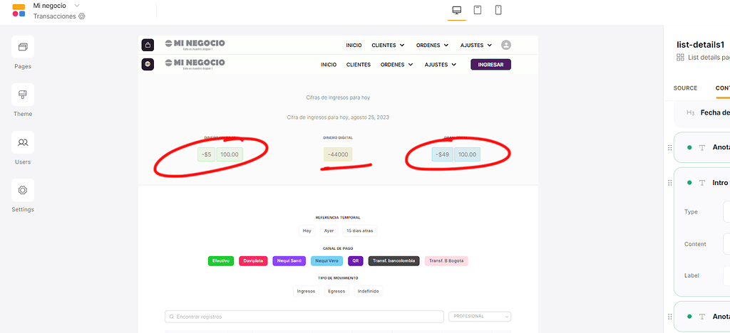 Field type tags to support negative figures - Bug Reports - Softr Community