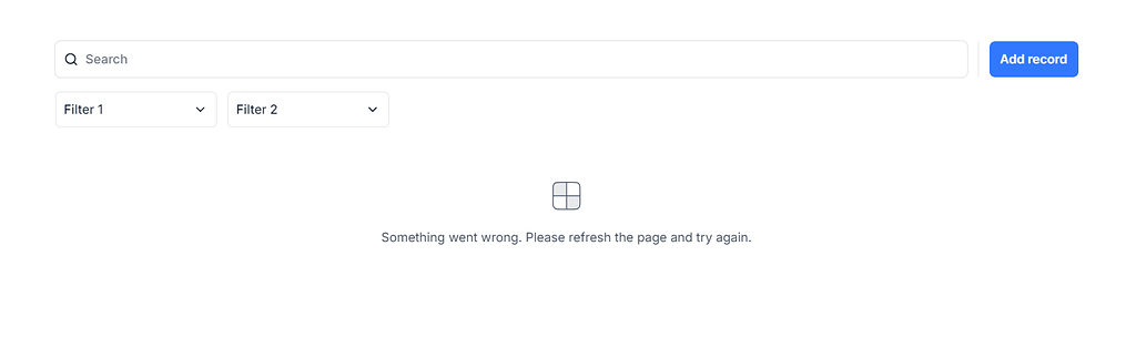 Something went wrong. Please refresh the page and try again - Bug Reports - Softr Community
