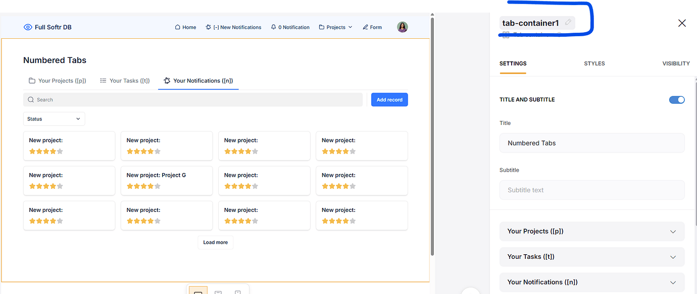 Guide for Softr Tabs Customization - Custom Coding - Softr Community