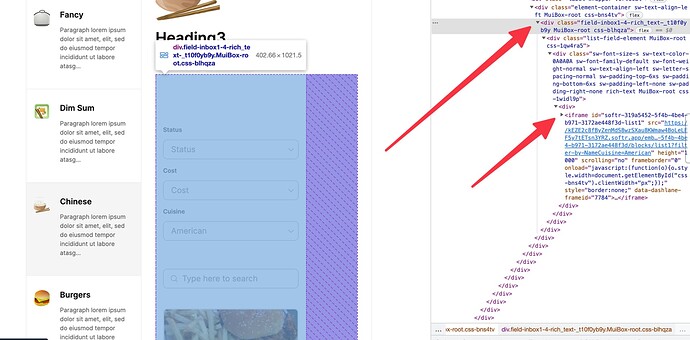 Bug With Iframe Responsive Bug Reports Softr Community